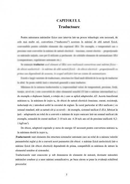 Atestat Tipuri de traductoare | Atestat Mecanică