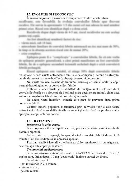 Atestat Îngrijirea copiilor cu convulsii febrile | Atestat Asistență ...