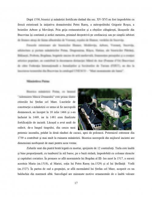 Atestat Importanța Bucovinei pentru turism | Atestat Turism