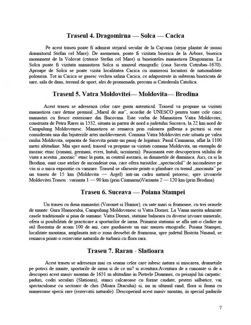 Atestat Turismul si Agroturismul in Bucovina | Atestat Turism