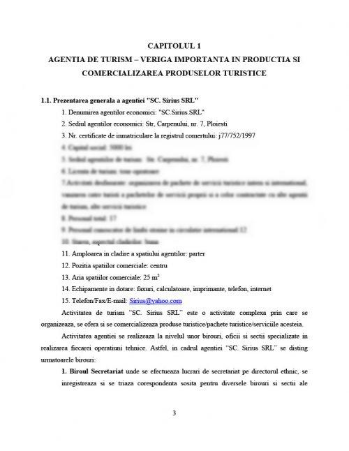 Atestat Circuit turistic in Transilvania | Atestat Turism